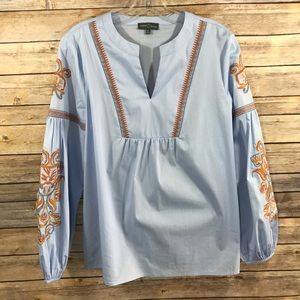 Market & Spruce | Tops | Market Spruce Mevi Embroidery Detail Top ...